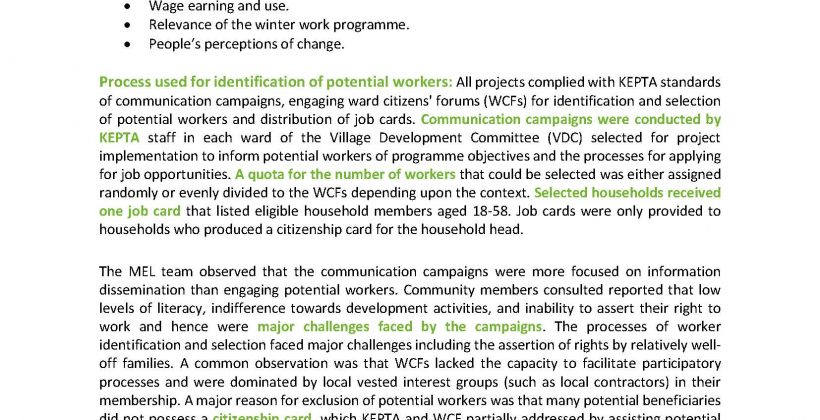 Rap Process Monitoring Briefing Note 3 Itad