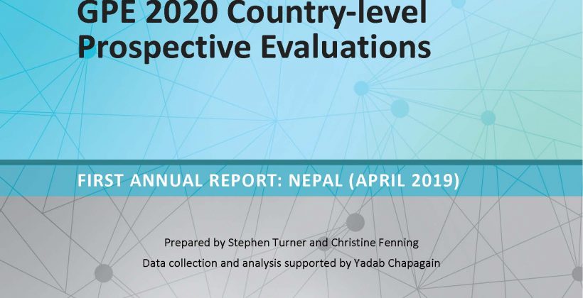 GPE 2020 country-level prospective evaluation – Nepal | Itad