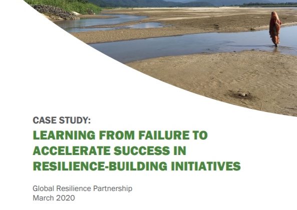 Learning from failure to accelerate success in resilience-building ...