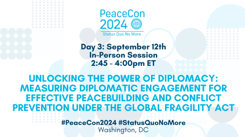 Unlocking the power of diplomacy for peacebuilding | Itad